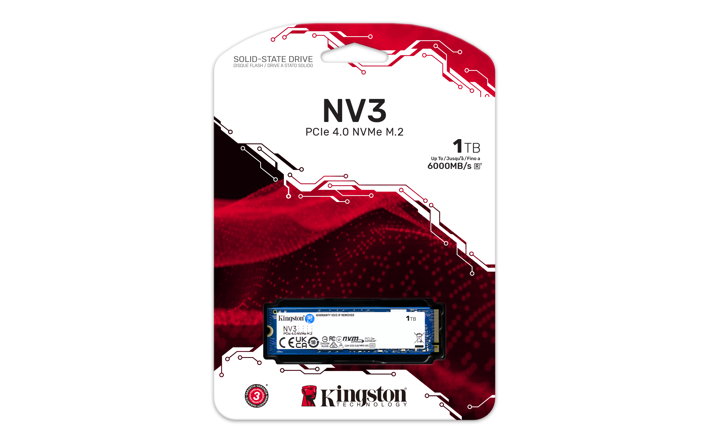 Kingston ofrece rendimiento de próxima generación con la unidad SSD NV3 PCIe 4.0 NVMe - FACTORY NEWS