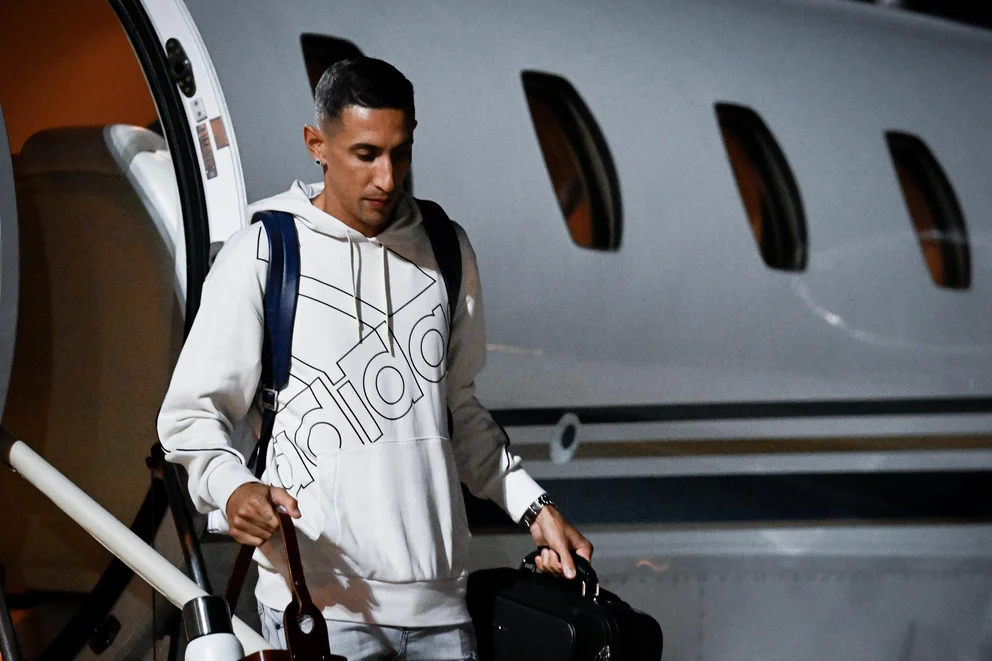 Di María llegó a Italia para firmar contrato con la Juventus: la ...